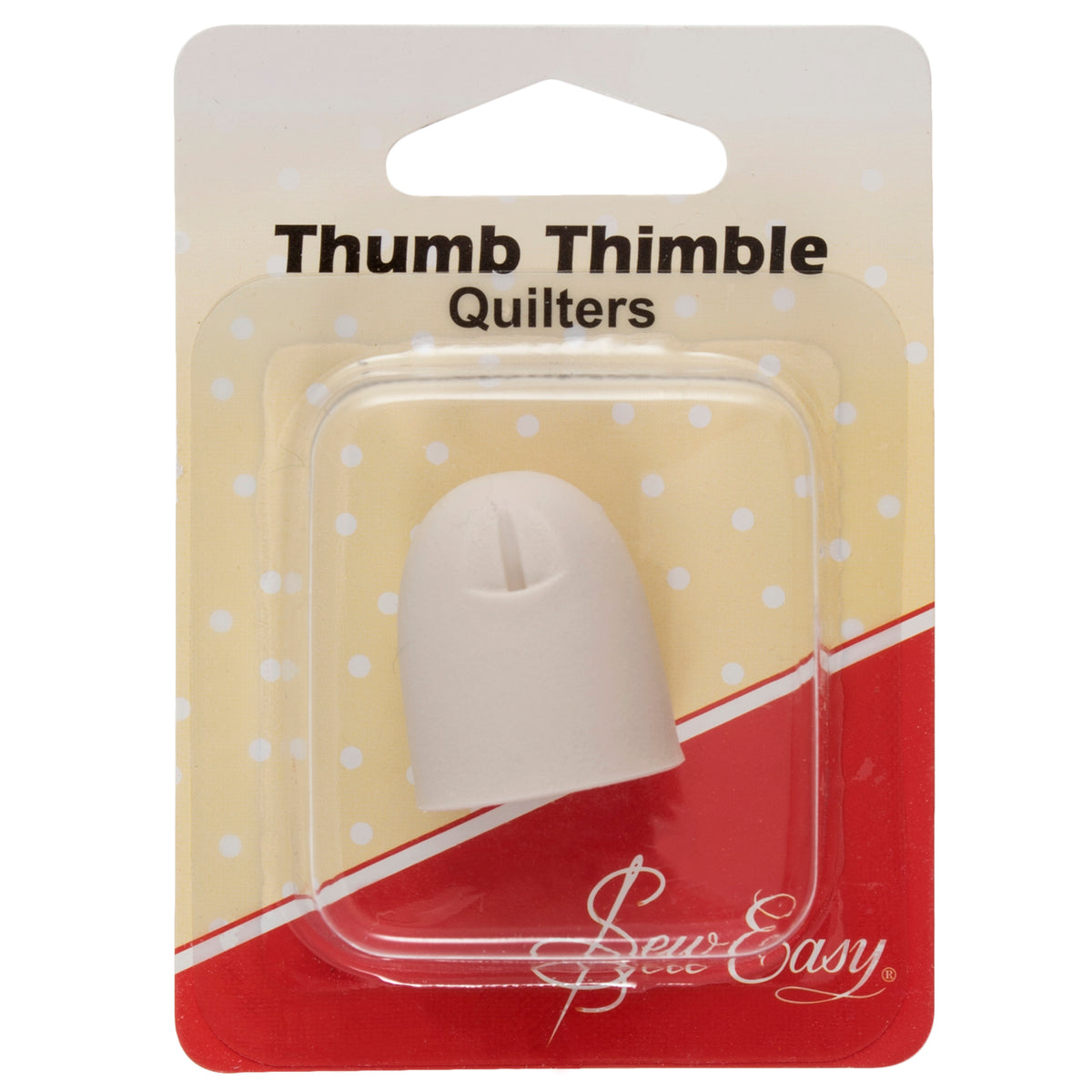 Quilters Thumb Thimble - Sew Easy Ergonomic Thumb Thimble - Gives Push – ThreadandTrimmings