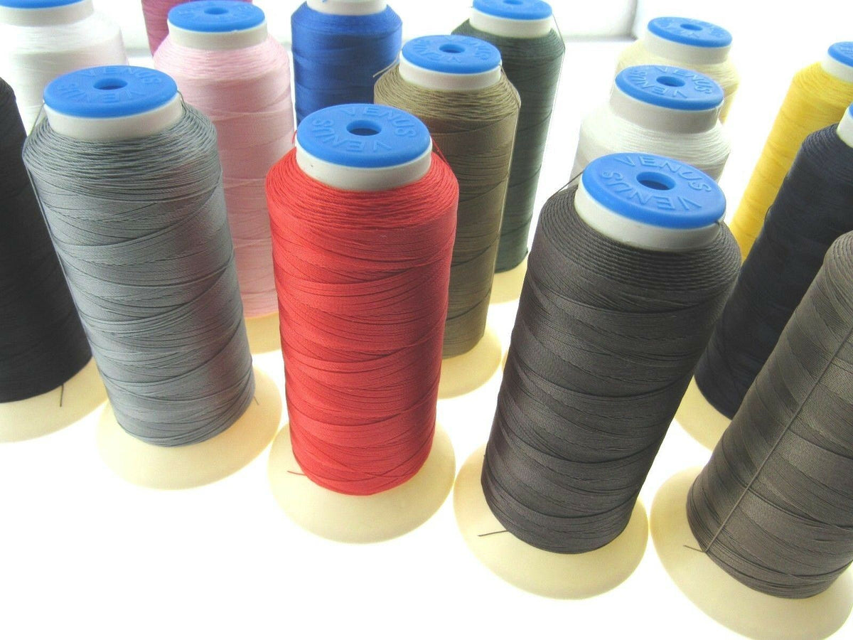 Strong Bonded Nylon Thread Cone 40's Sewing Thread 3000m Spools 15 Col ...