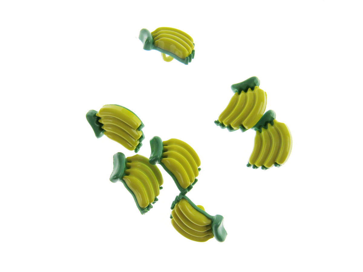 Banana Bunch Buttons with Shank - Children's Novelty Buttons - 20mm x ...