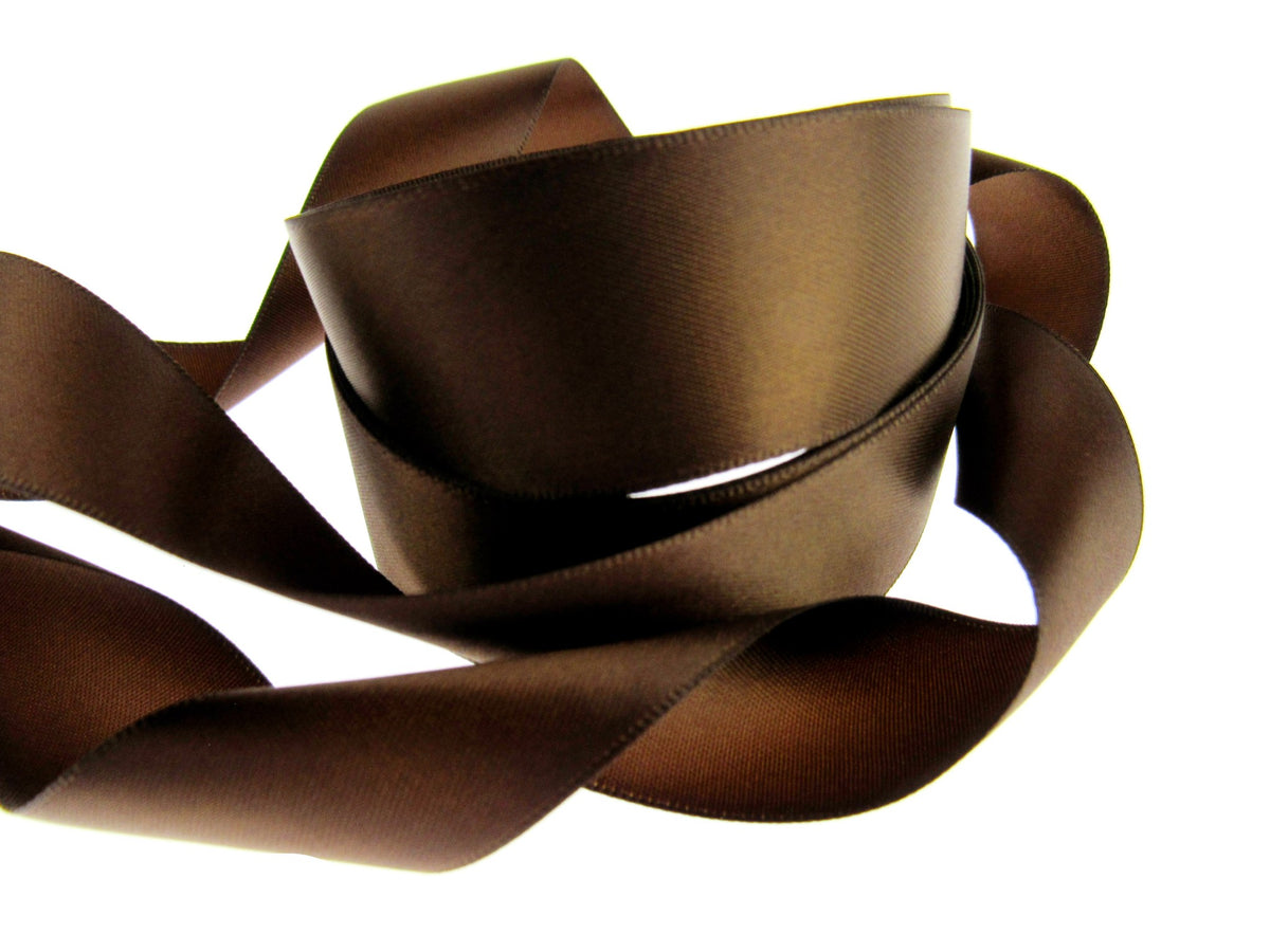 Double Sided Satin Ribbon with a Woven Edge - 25mm (1") - Quality Ribb ...