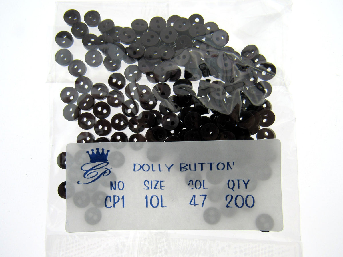 Mini Doll Buttons Dolly Soft Toy Clothes 6mm Micro Buttons 200pc Pack ...