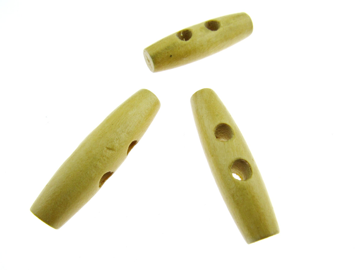 Wooden Duffle Coat Toggle Button with 2 Drilled Holes CW22 ...
